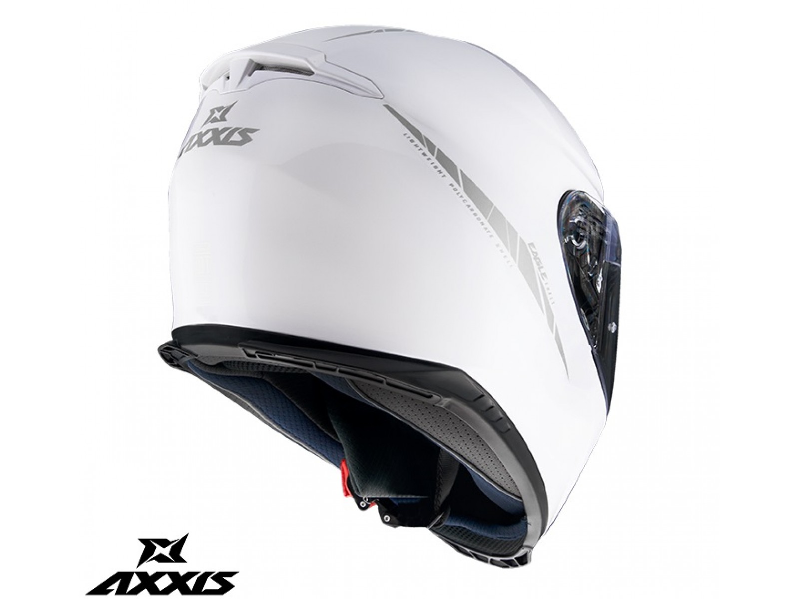 Casca integrala Axxis model Eagle SV A0 alb lucios (ochelari soare ...