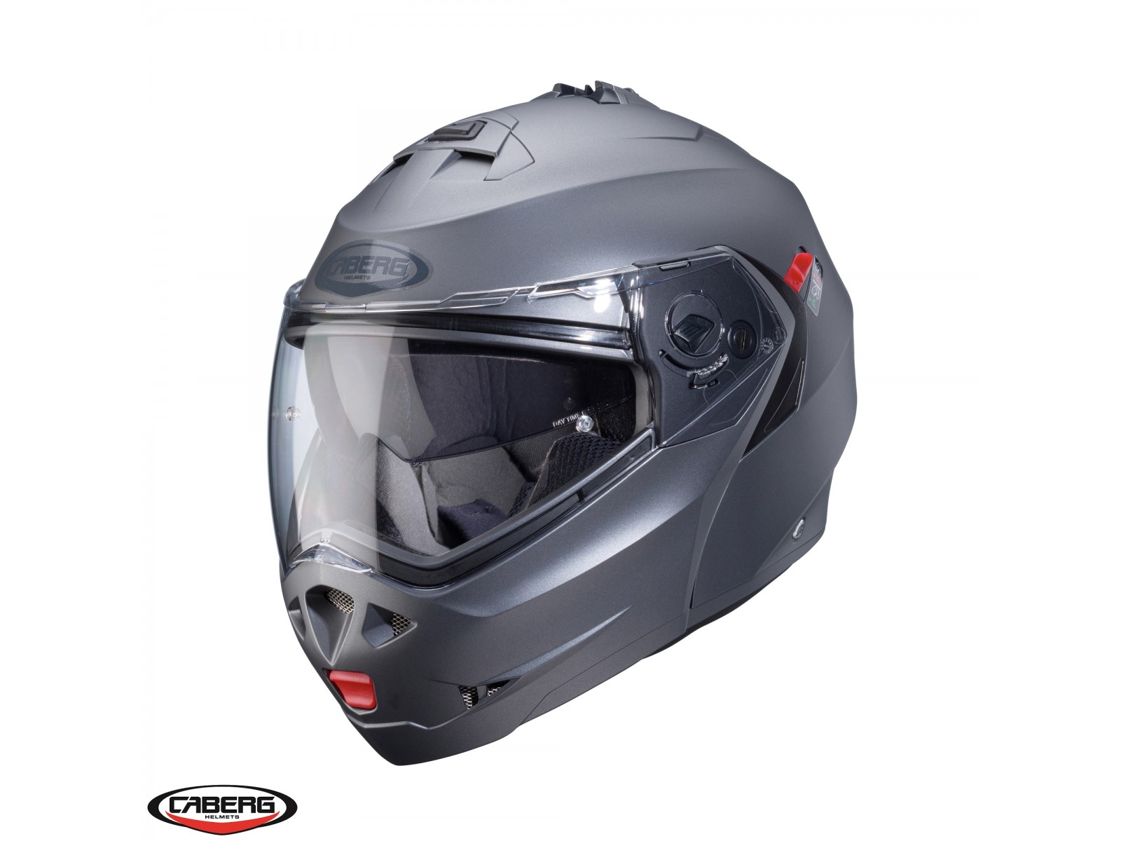 Casca modulabila (flip-up) Caberg model Duke X SV gun metal (titanium ...