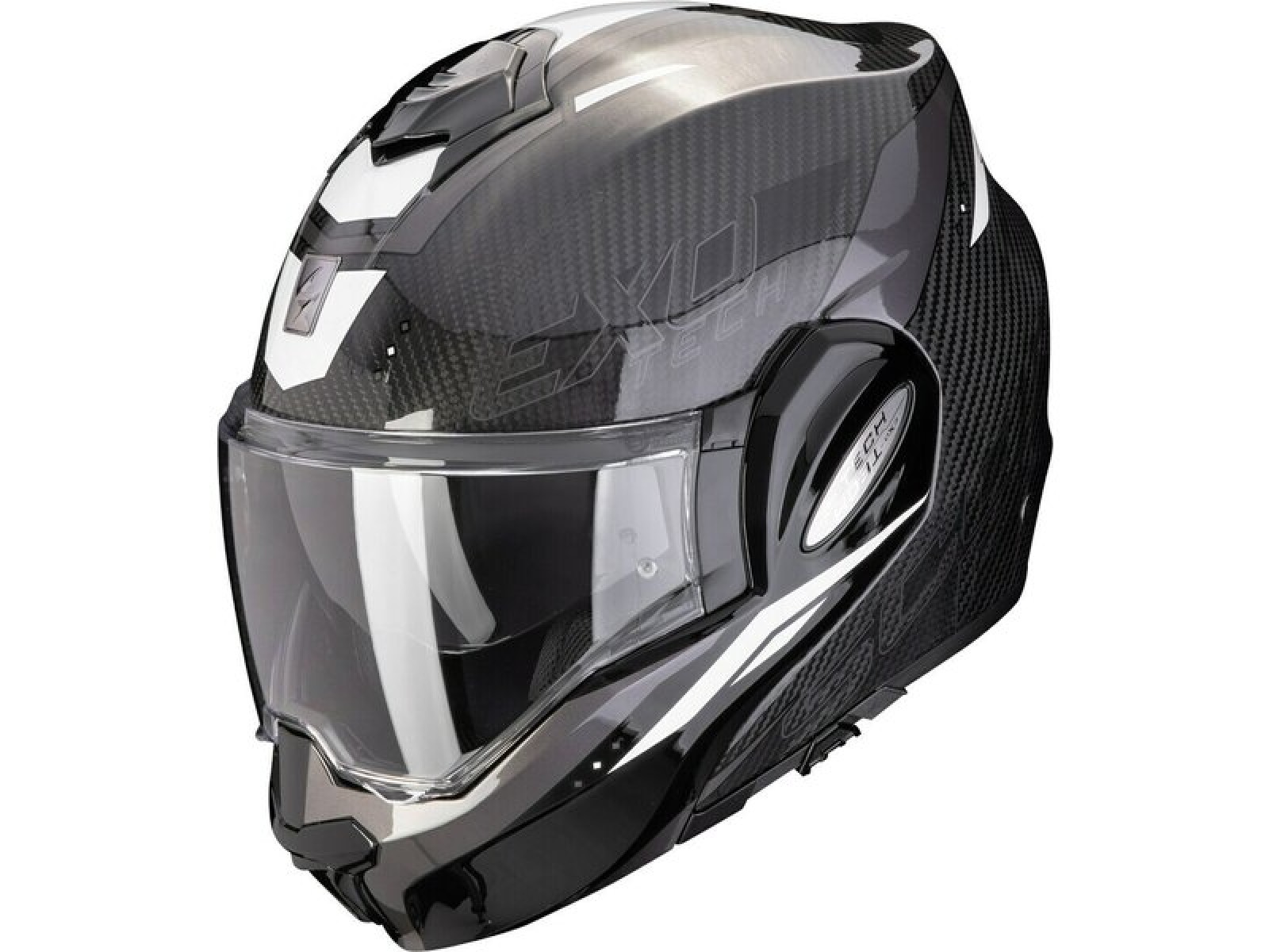 Casca modulara flip-back SCORPION EXO-TECH EVO CARBON ROVER